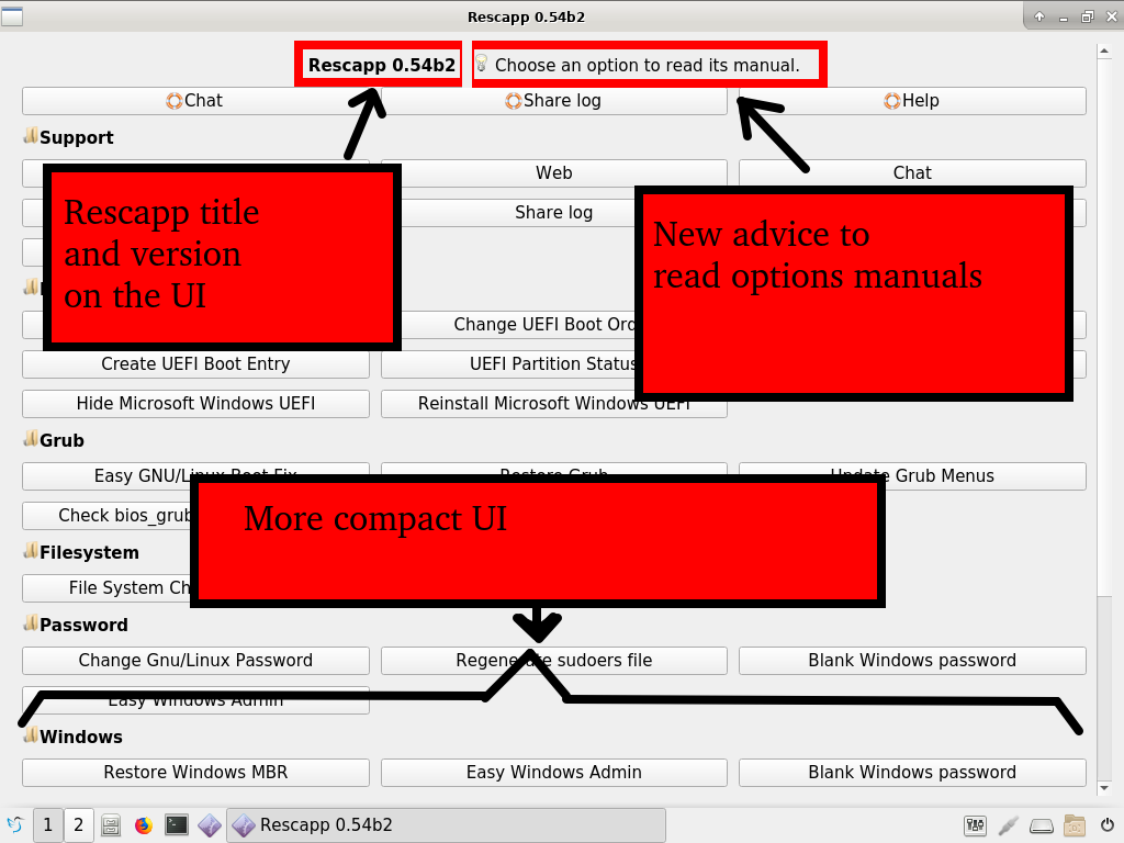 Rescatux 0.72-beta2 released
