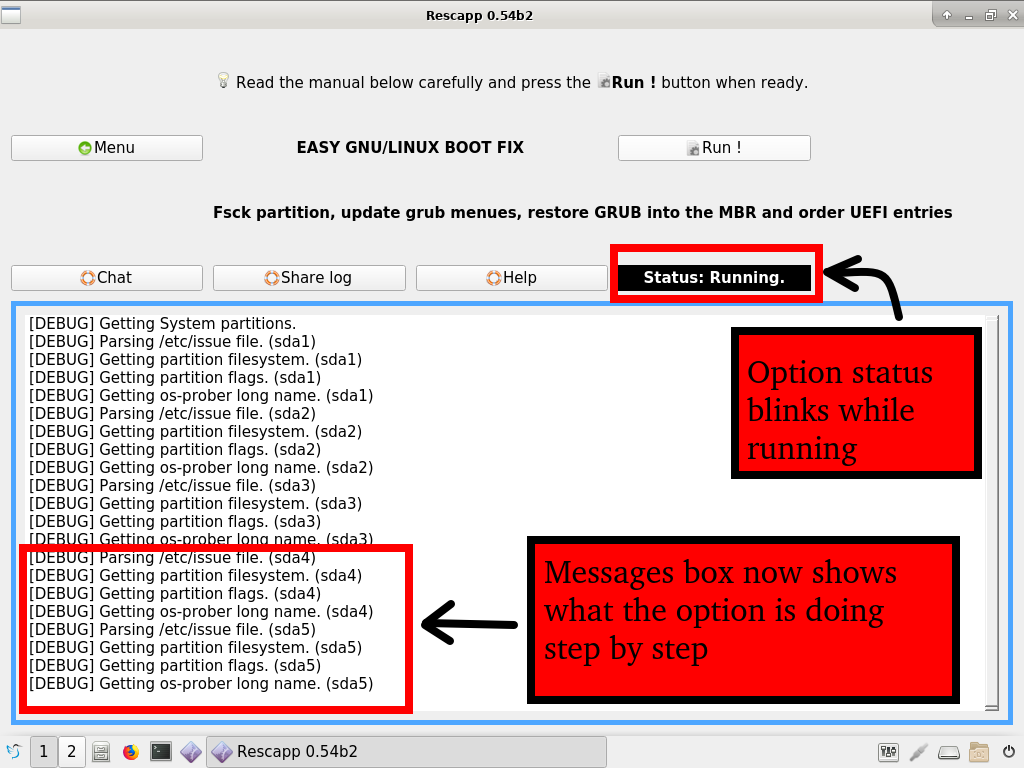 Rescatux 0.72-beta2 released